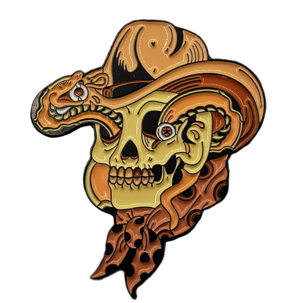 Cowboy pin
